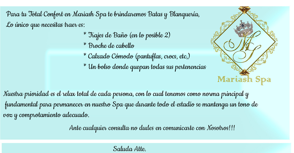 Turnos - Mariash Institute&Spa